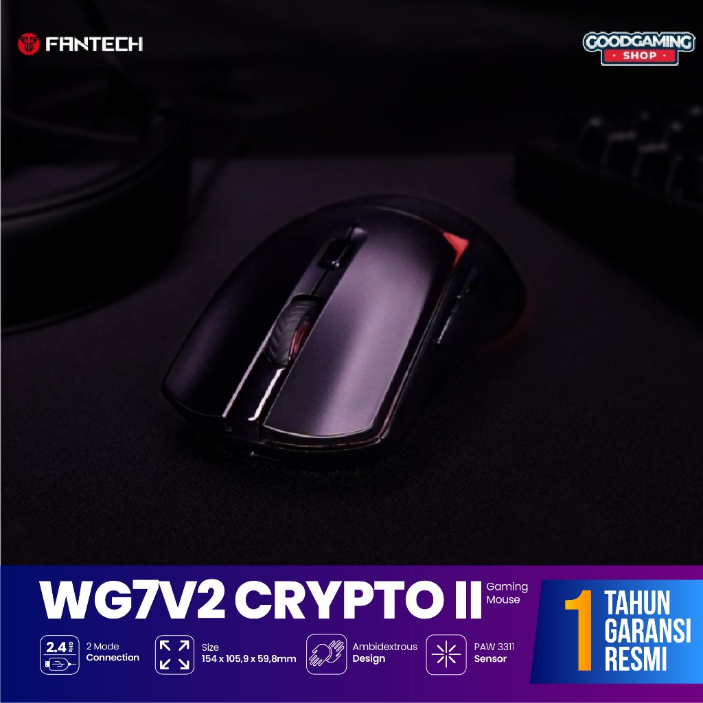 Jual FANTECH WG7V2 / WG7 V2 / WG 7 V2 / WG 7V2 CRYPTO II GAMING MOUSE ...