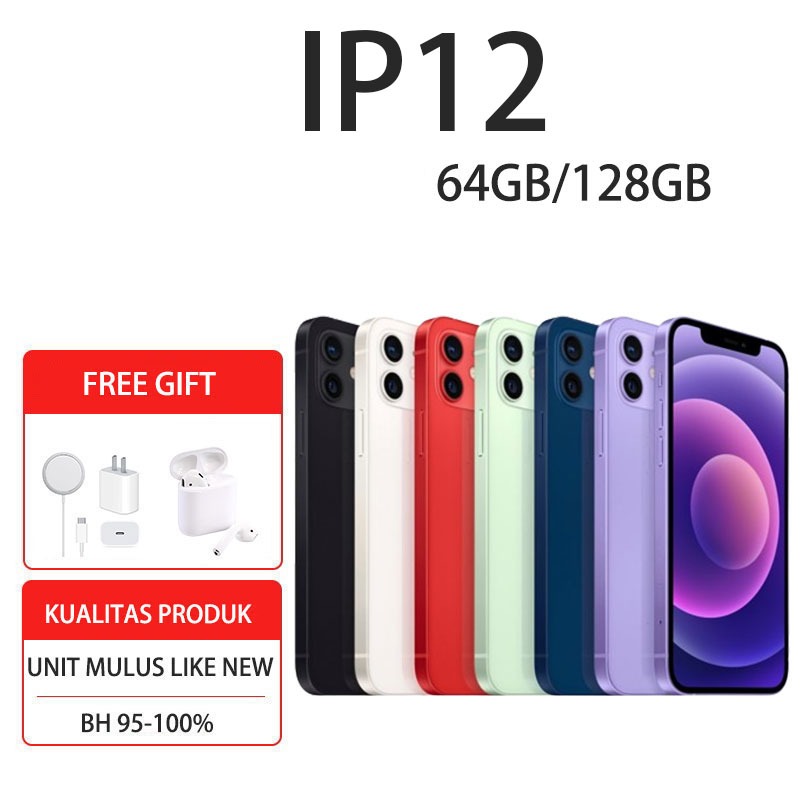 Jual HP12IPHONE1264GB/128GB SECOND LIKE NEW MULUS IP11 TERBARU ORIORIGINAL 100% MULUS NORMAL ...