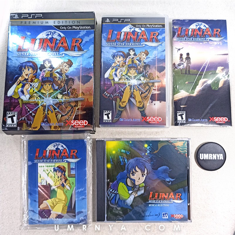Jual PSP UMD Kaset Lunar Silver Star Harmony Premium Edition PS Limited ...