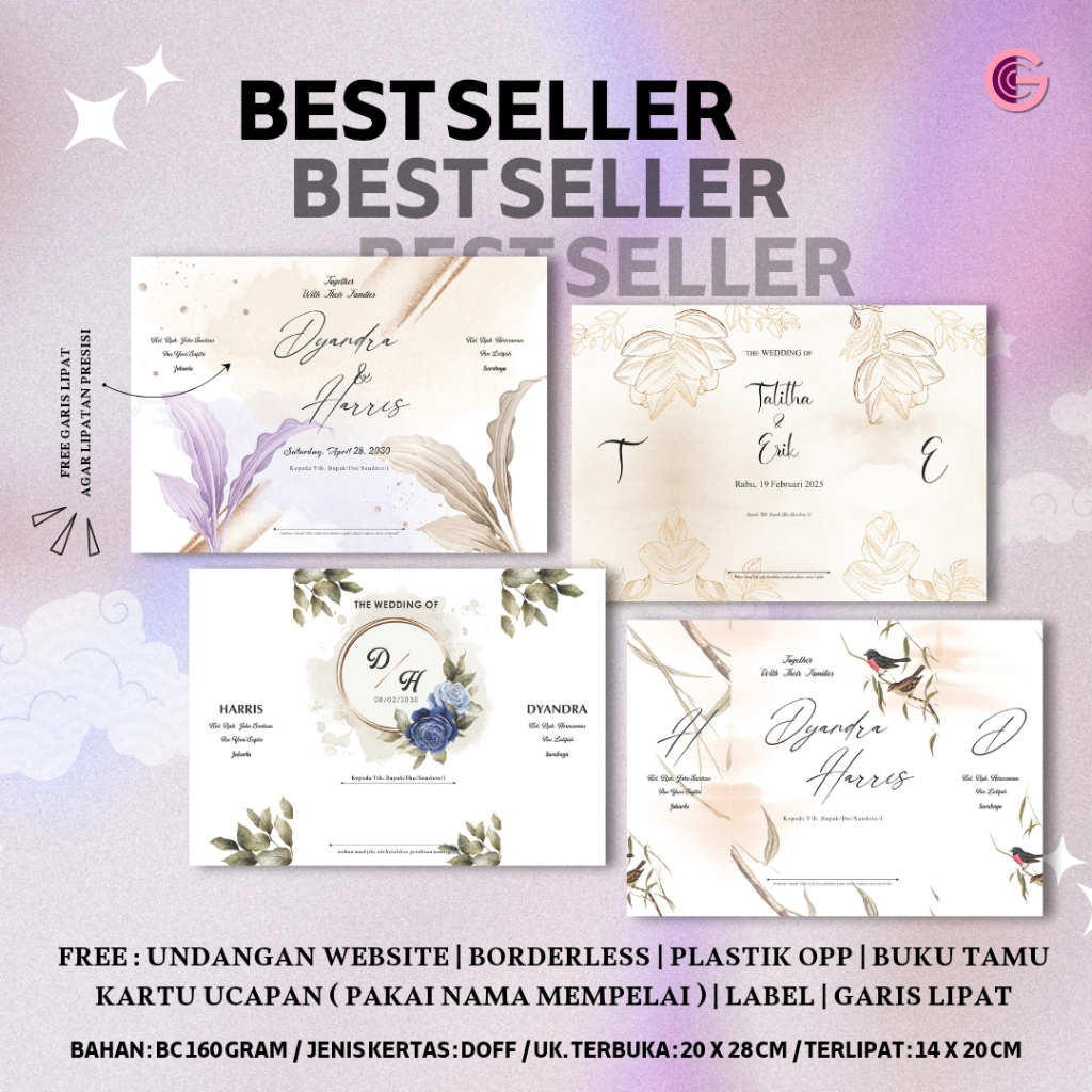 Jual Undangan Pernikahan / Undangan Akad Nikah / Undangan Khitan ...
