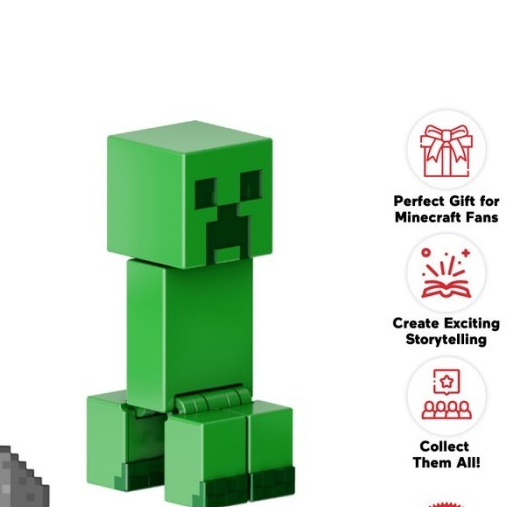 Jual Mainan Minecraft , Figure minecraft creeper Articulated | Shopee ...