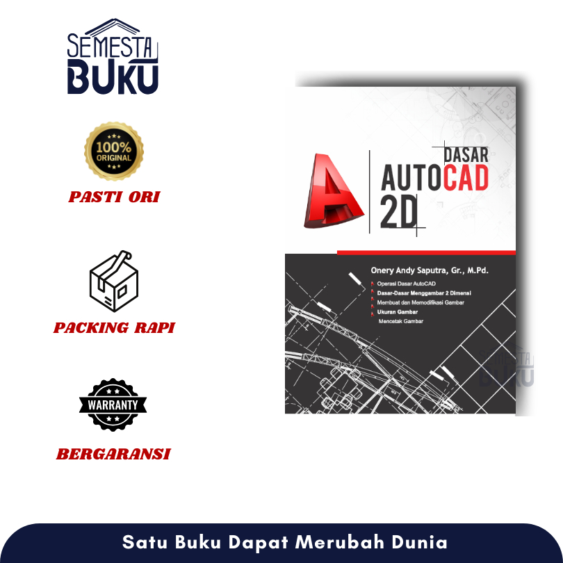 Jual Buku Dasar Autocad 2 Dimensi - Buku teknik | Shopee Indonesia