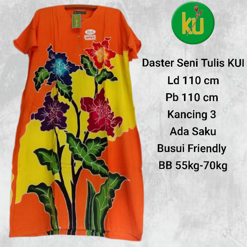 Jual Kencana Ungu Label Hijau Super Ld 110 cm Daster Tulis Super Halus ...