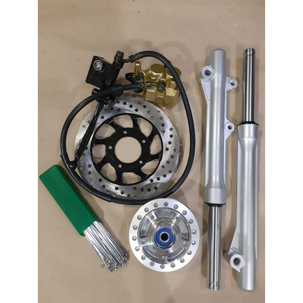 Jual FULL SET CAKRAM ASSY SUPRA X + TROMOL + RUJI 184 + KALIPER ...