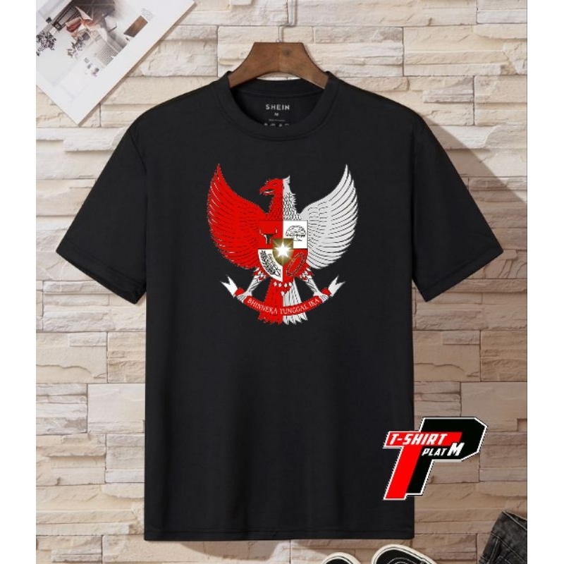 Jual Kaos Garuda Pancasila Merah Putih Semi Cotton 30s | Shopee Indonesia