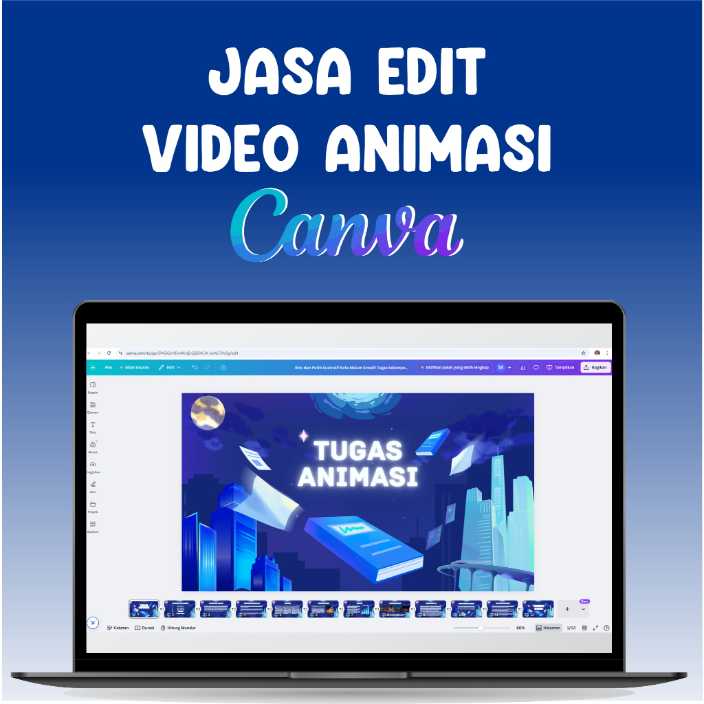 Jual Edit Video Animasi Canva | Shopee Indonesia