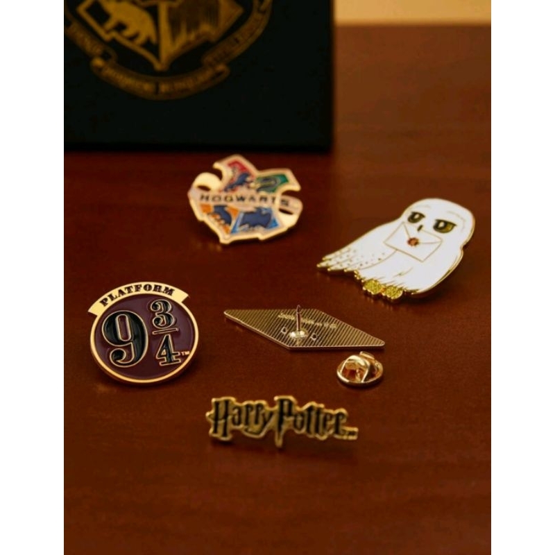Jual HARRY POTTER X SHEIN 5pcs Commemorative Badge Brooch Set (With ...