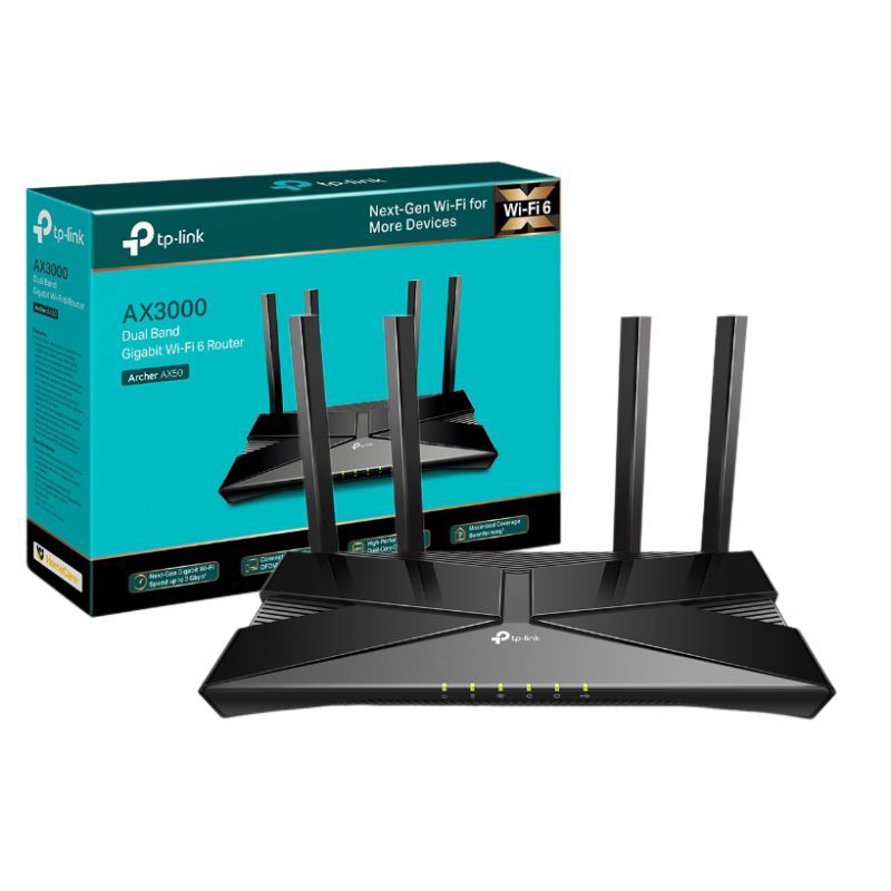 Jual TP-Link Archer AX50 AX3000 Dual Band Full Gigabit Next Gen Wi-Fi 6 ...