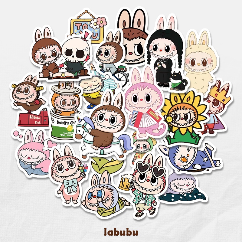Jual Actual Stiker gambar labubu1 Lembar have a seat v1 v2 Stiker ...