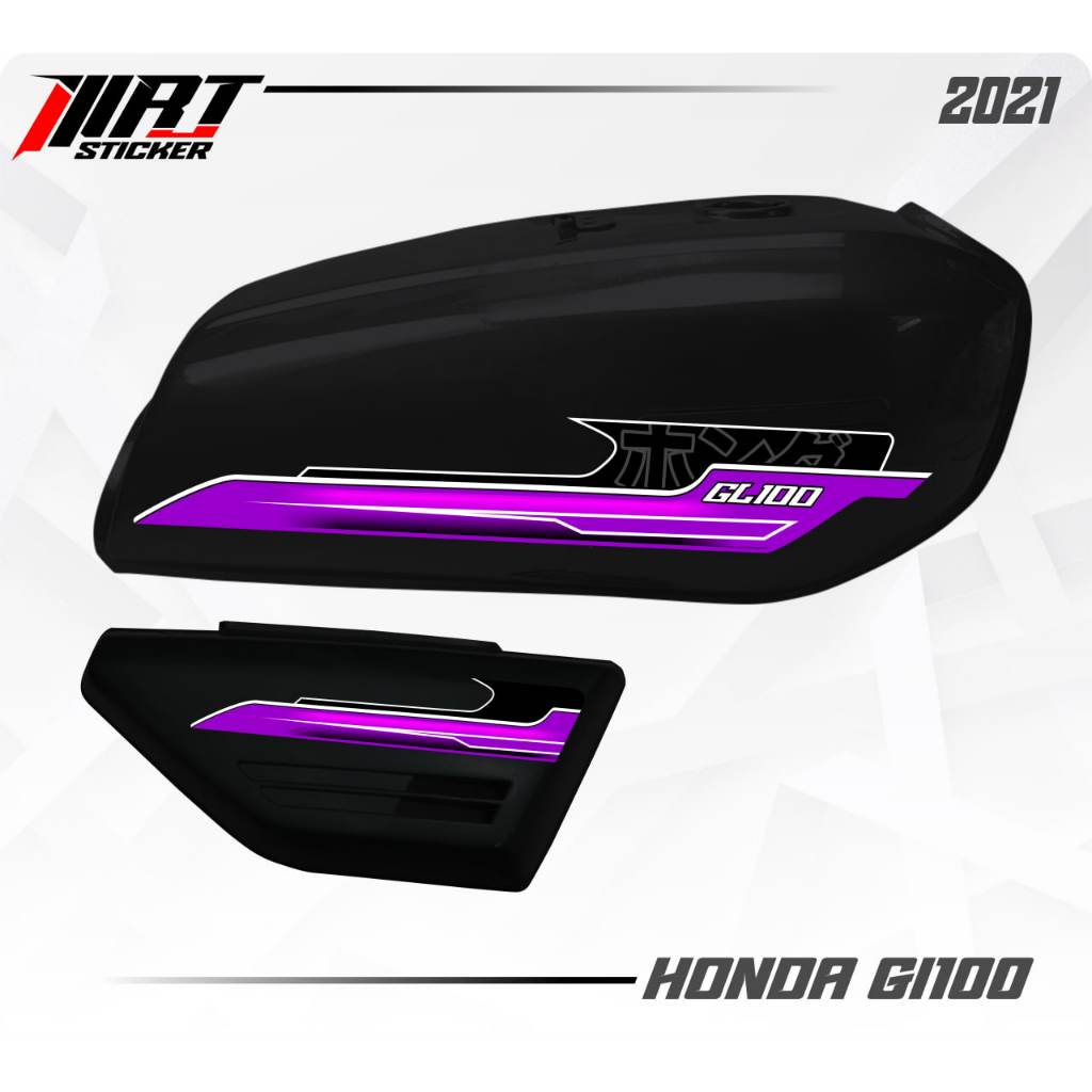 Jual Striping GL 100 - Stiker Transparan GL100 Simpel Vol 3 (Sudah ...