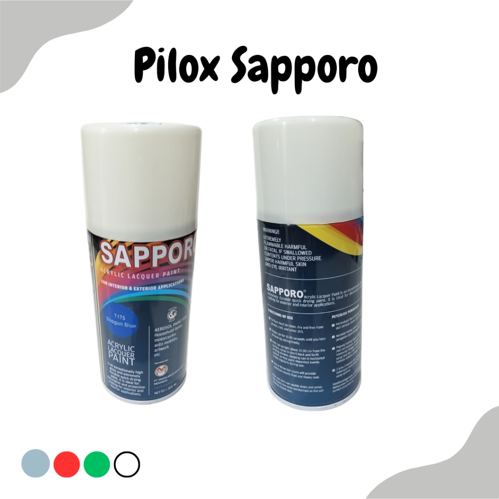 Jual Sapporo Cat Semprot Spray 300ml | Shopee Indonesia