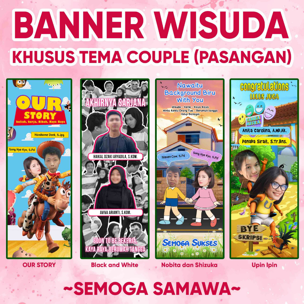 Jual Banner dan Spanduk SEMPRO Sidang Kelulusan UNTUK COUPLE atau ...