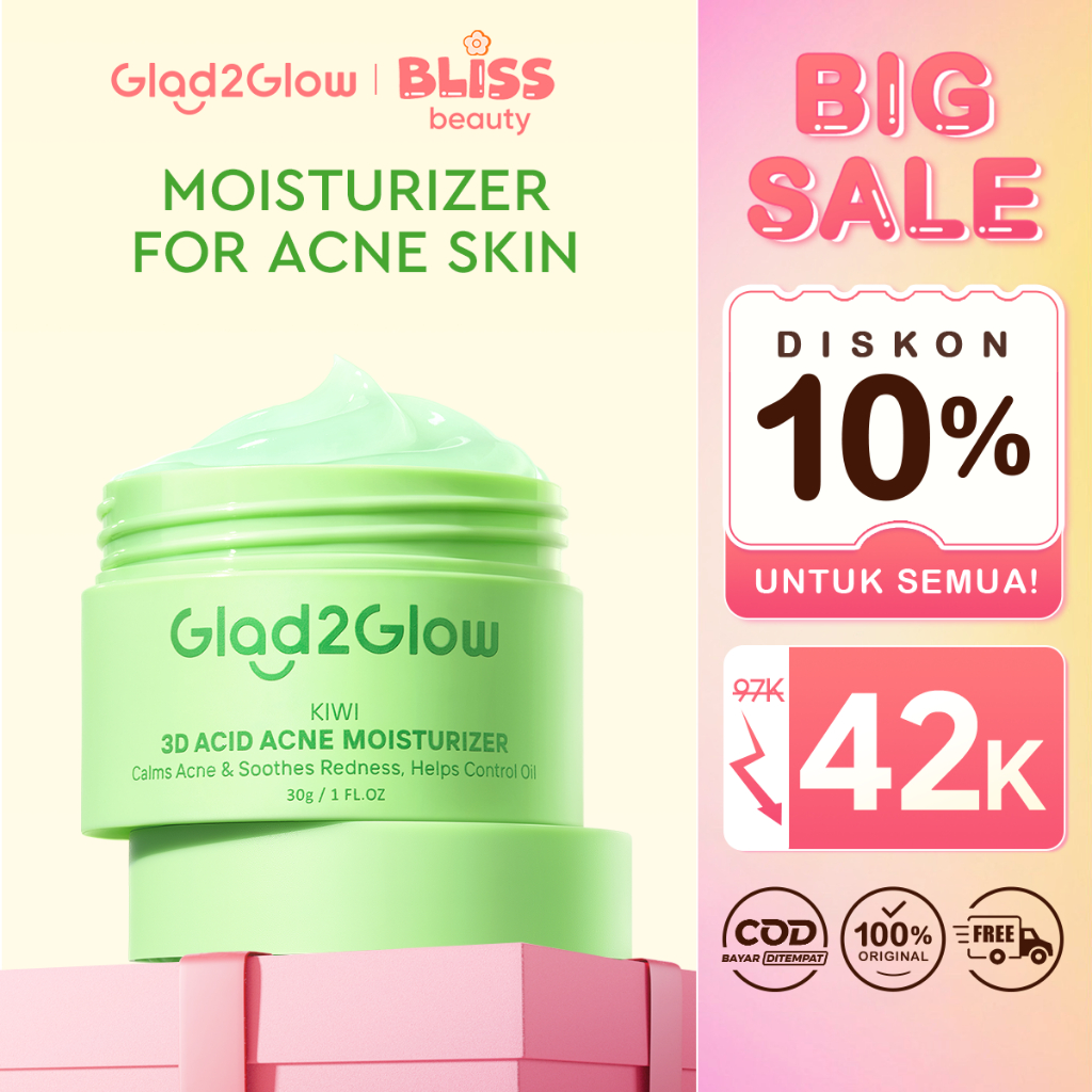 Jual [Ready Stock]Glad2Glow Centella Salicylic Acid Acne Serum ...