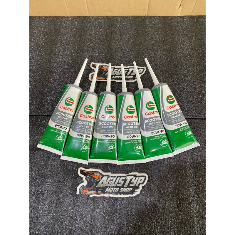 Jual oli gardan metic castrol scooter gear oil 80w-90 120ml | Shopee ...