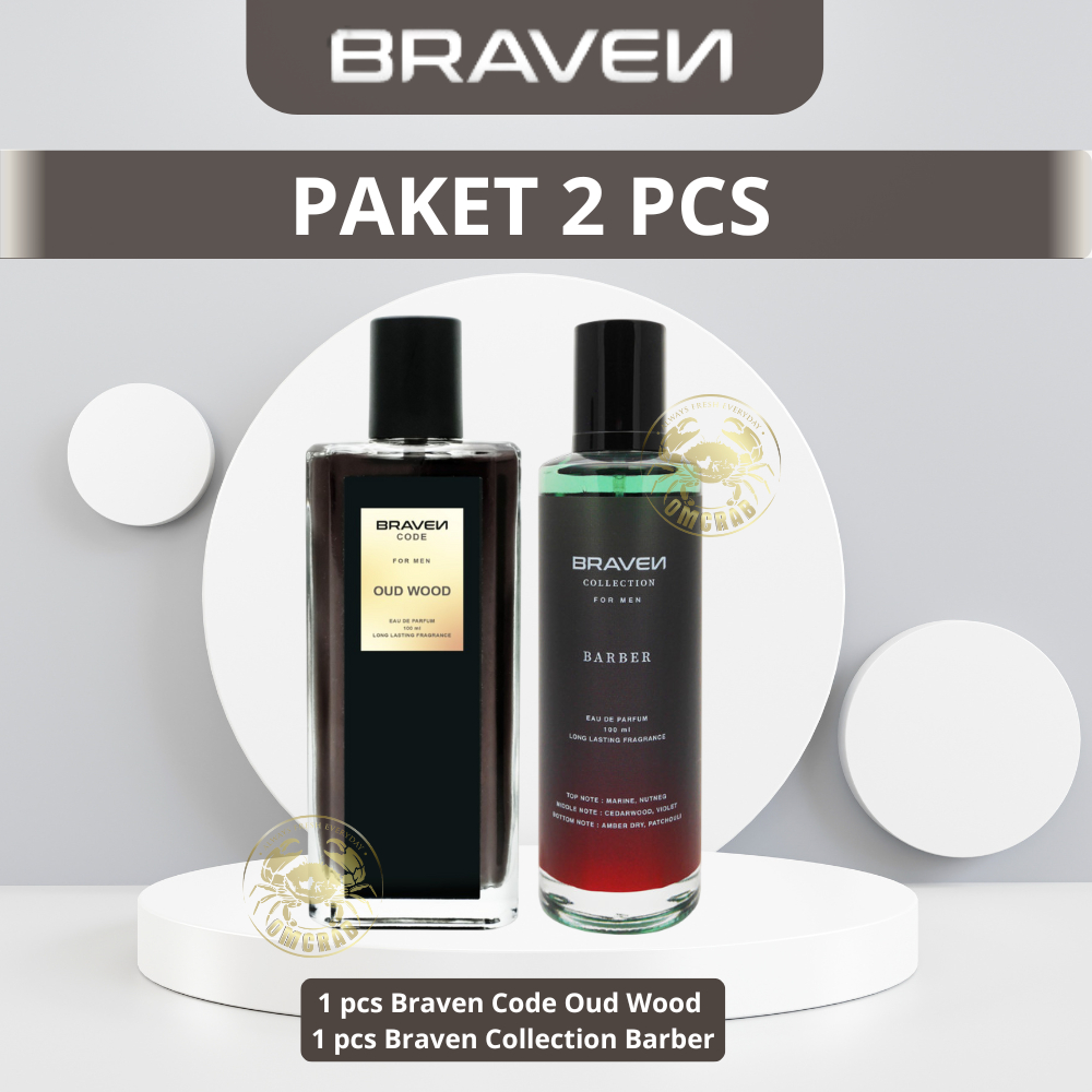 Jual [GET 2 PCS] Bundle Parfum Pria EDP | Braven Collection 100ML ...