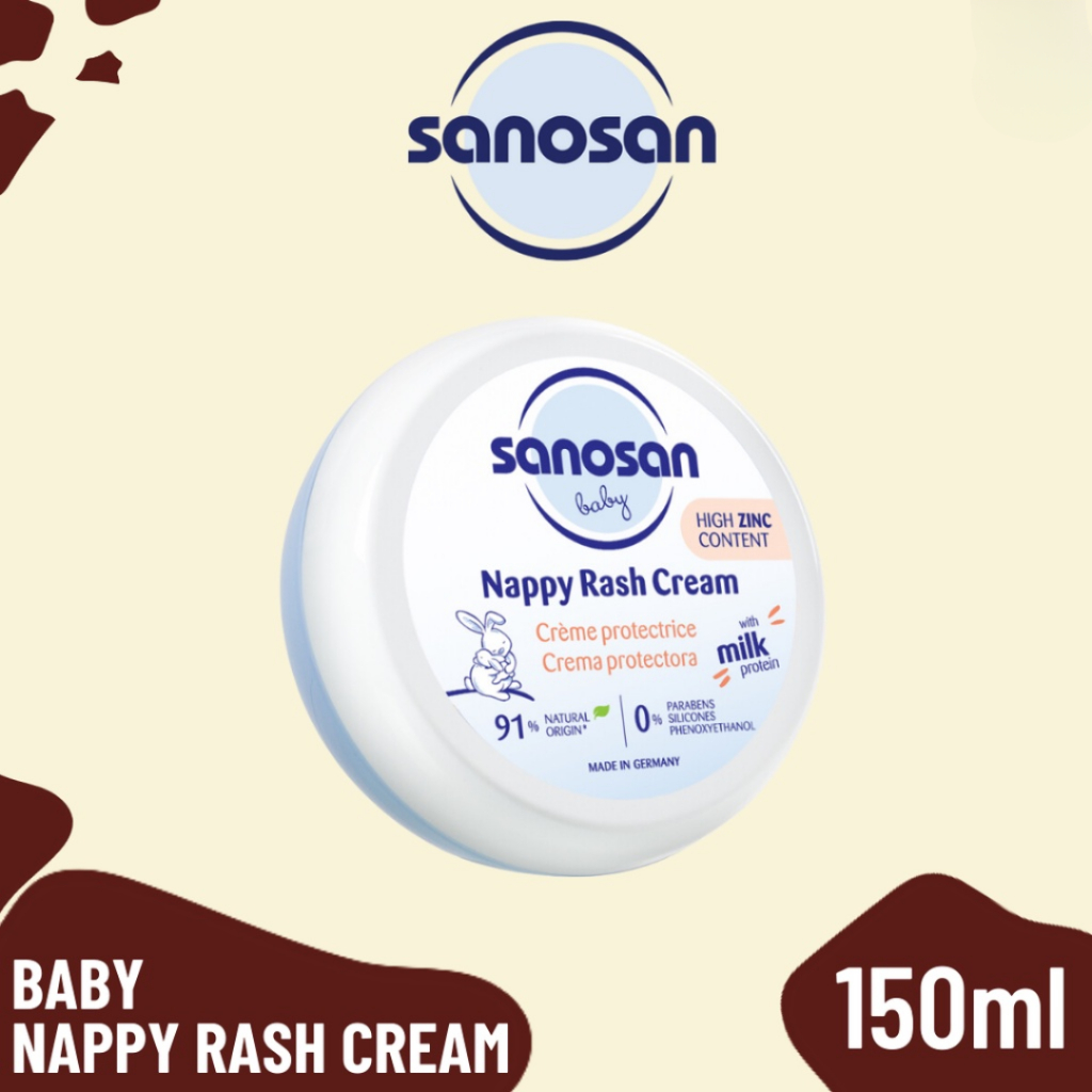 Jual Sanosan Baby Nappy Rash Cream 150ml - Sunscreen Bayi | Shopee ...