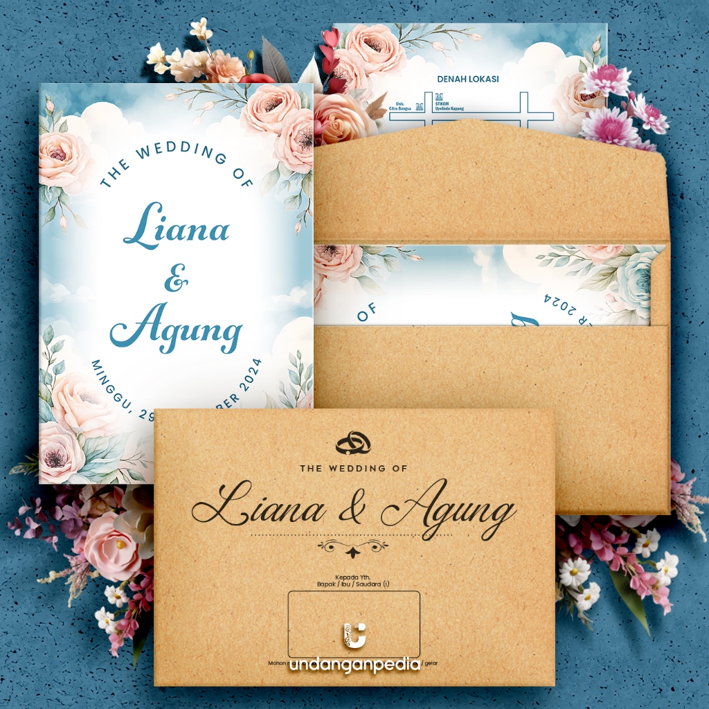 Jual Undangan + Amplop. Undangan Pernikahan Laminating / Laminasi ...