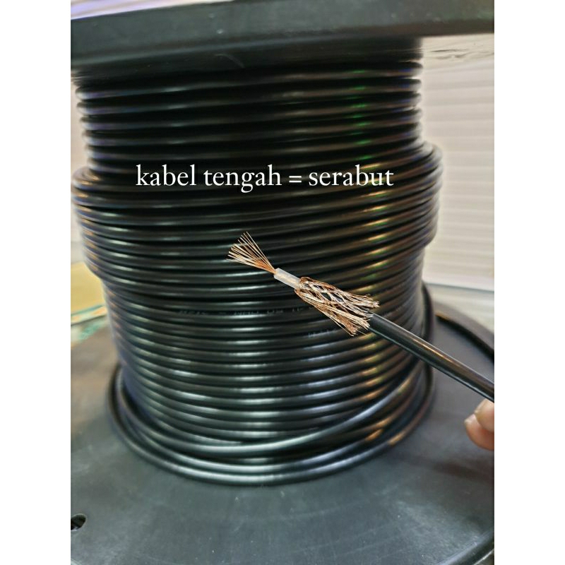Jual Kabel RG 58 coaxial cable 50 ohm | inner serabut | Shopee Indonesia