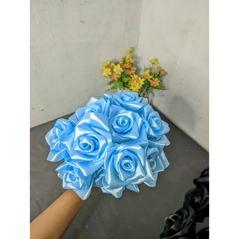 Jual bunga pita satin, buket bunga pita satin, pita satin, bunga satin ...