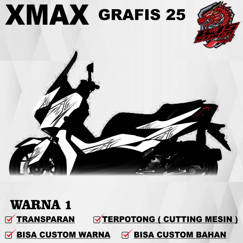 Jual Striping Yamaha X-max X MAX xmax x-max 2021 grafis 25 - Stiker ...