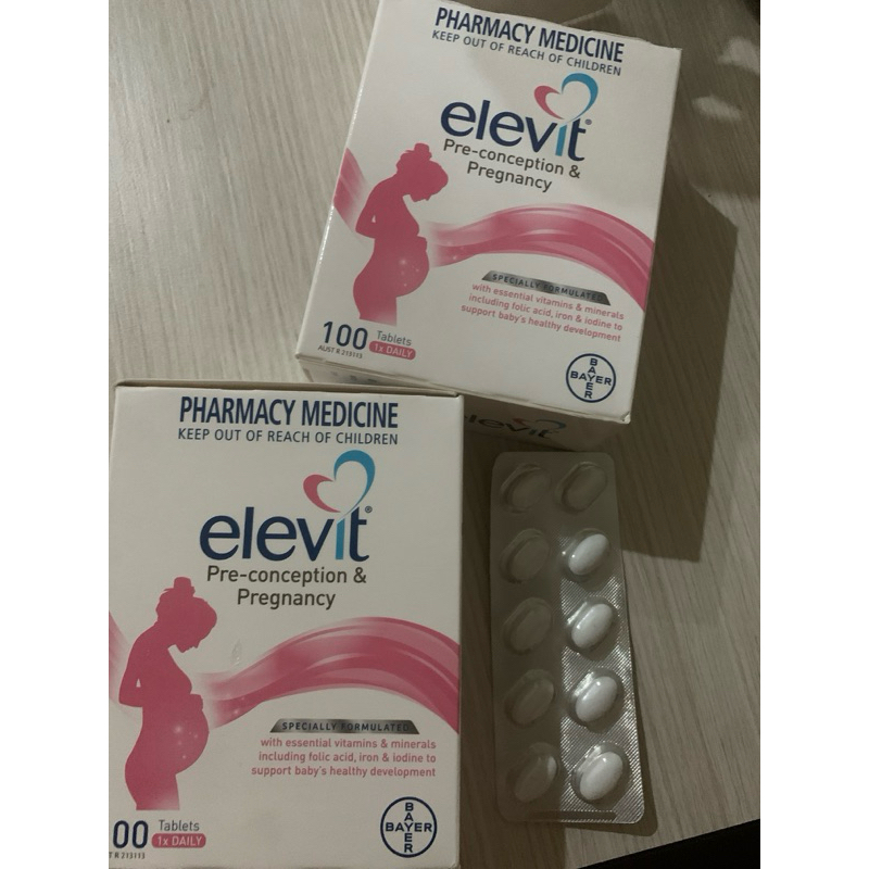 Jual ELEVIT Pregnancy Pre Conception Multivitamin 100 Tablets australia ...