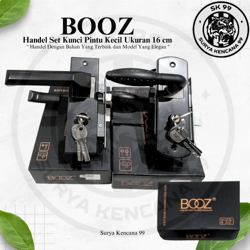 Jual Booz /Aigo Handle Set Kunci Pintu Rumah Kecil 16cm Hitam | Shopee ...