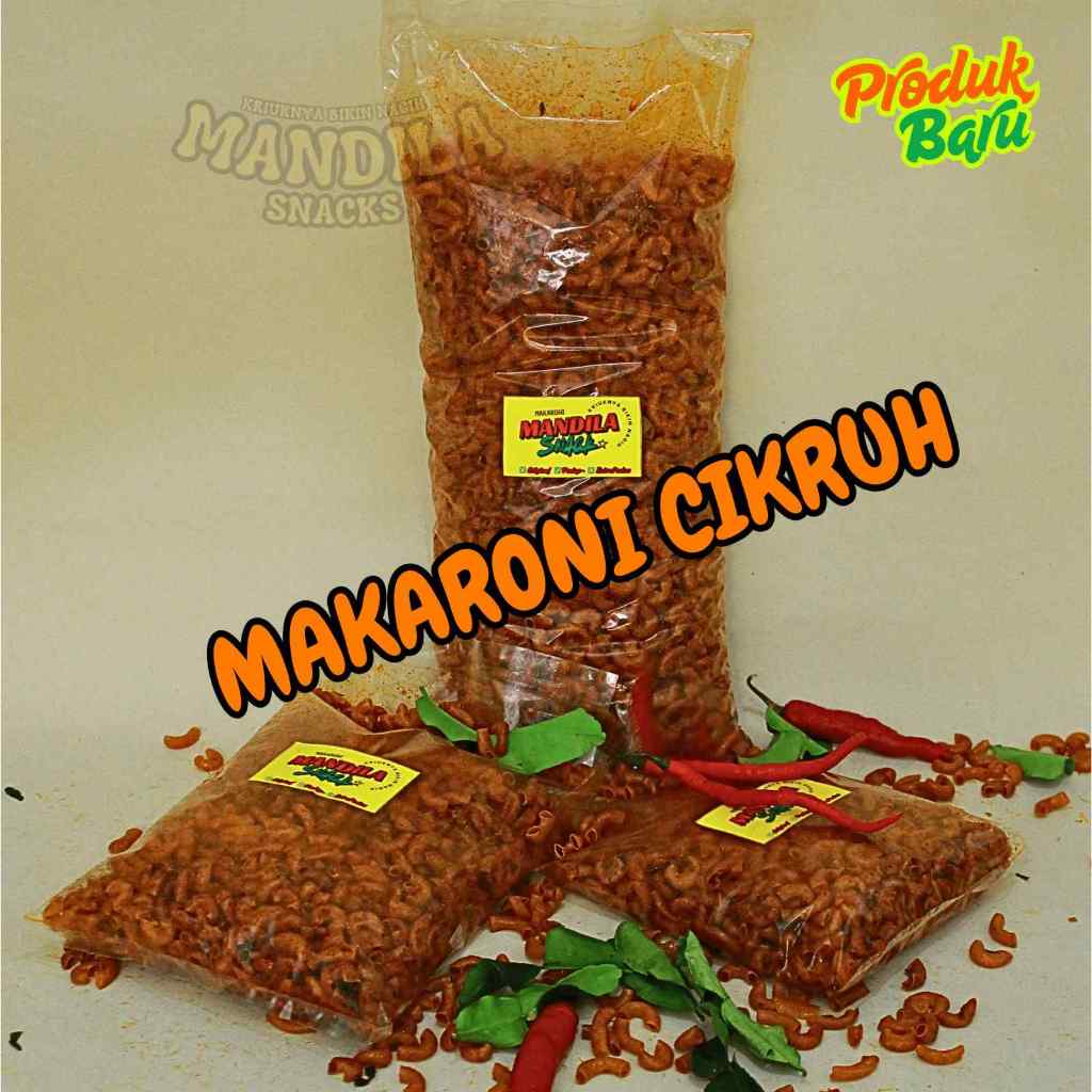 Jual 500 Gram Makaroni Cikruh PEDAS Daun Jeruk Khas Tasikmalaya ...