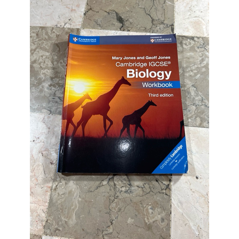Jual Buku Cambridge IGCSE Biology, Coursebook, Workbook, Third Edition, Mary Jones, Geoff Jones ...