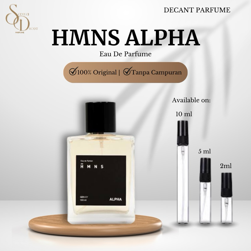 Jual Decant HMNS Alpha EDP | Shopee Indonesia