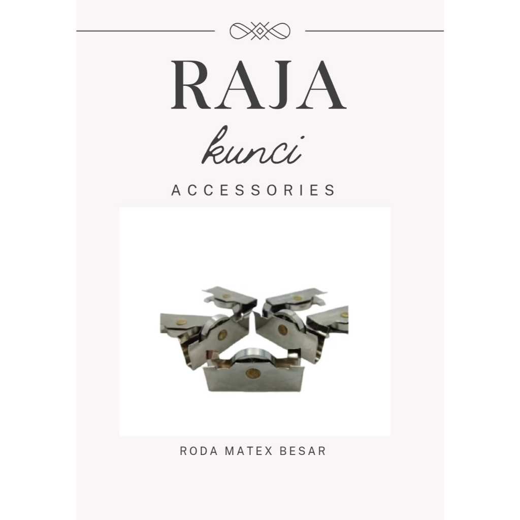 Jual Roda matex besar untuk rak display/etalase/showcase(per 1 pcs ...