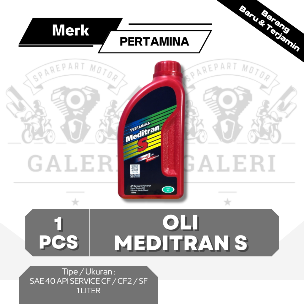 Jual Oli Meditran S // Oli Mesin Diesel Meditran S SAE 40 Pertamina ...