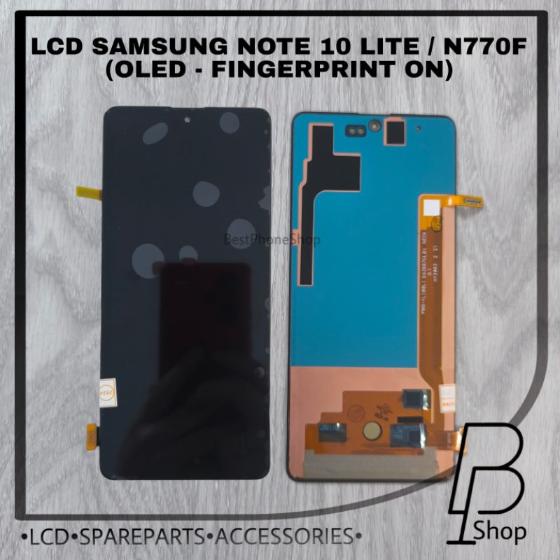 Jual LCD SAMSUNG NOTE 10 LITE / N770F (OLED - FINGERPRINT ON) | Shopee ...