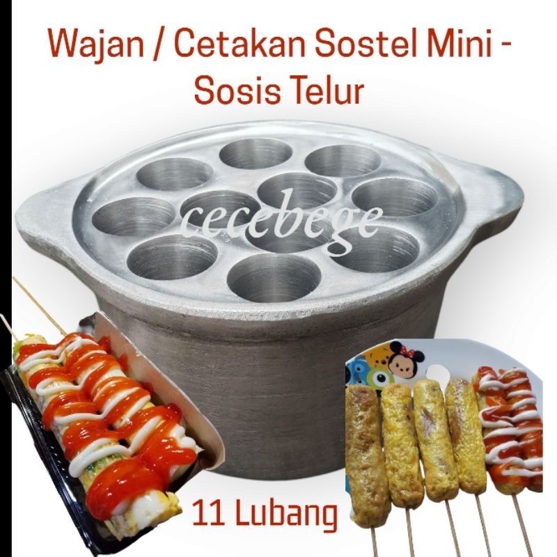 Jual Cetakan Sostel cetakan sosis telur cetakan Sostel mini wajan ...