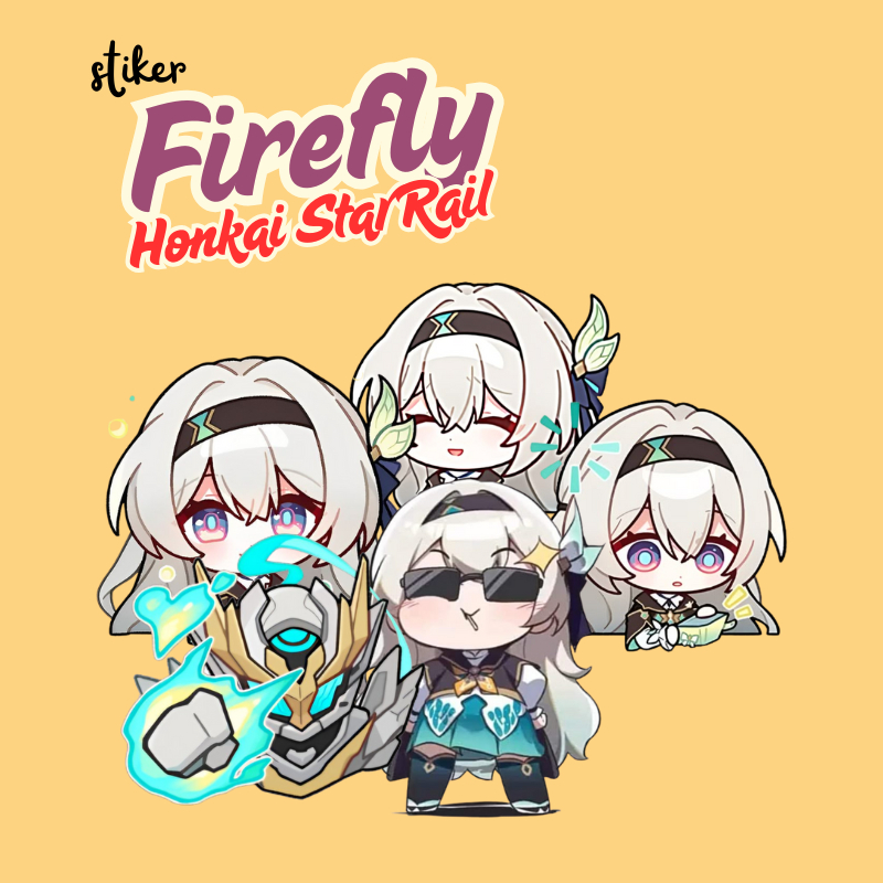 Jual STICKER FIREFLY HONKAI STAR RAIL | STIKER FIREFLY HSR VINYL GLOSSY ...
