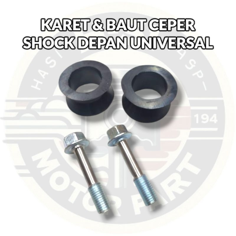 Jual BAUT CEPER SHOCK DEPAN NMAX PCX AEROX HONDA YAMAHA PLUS KARET ...