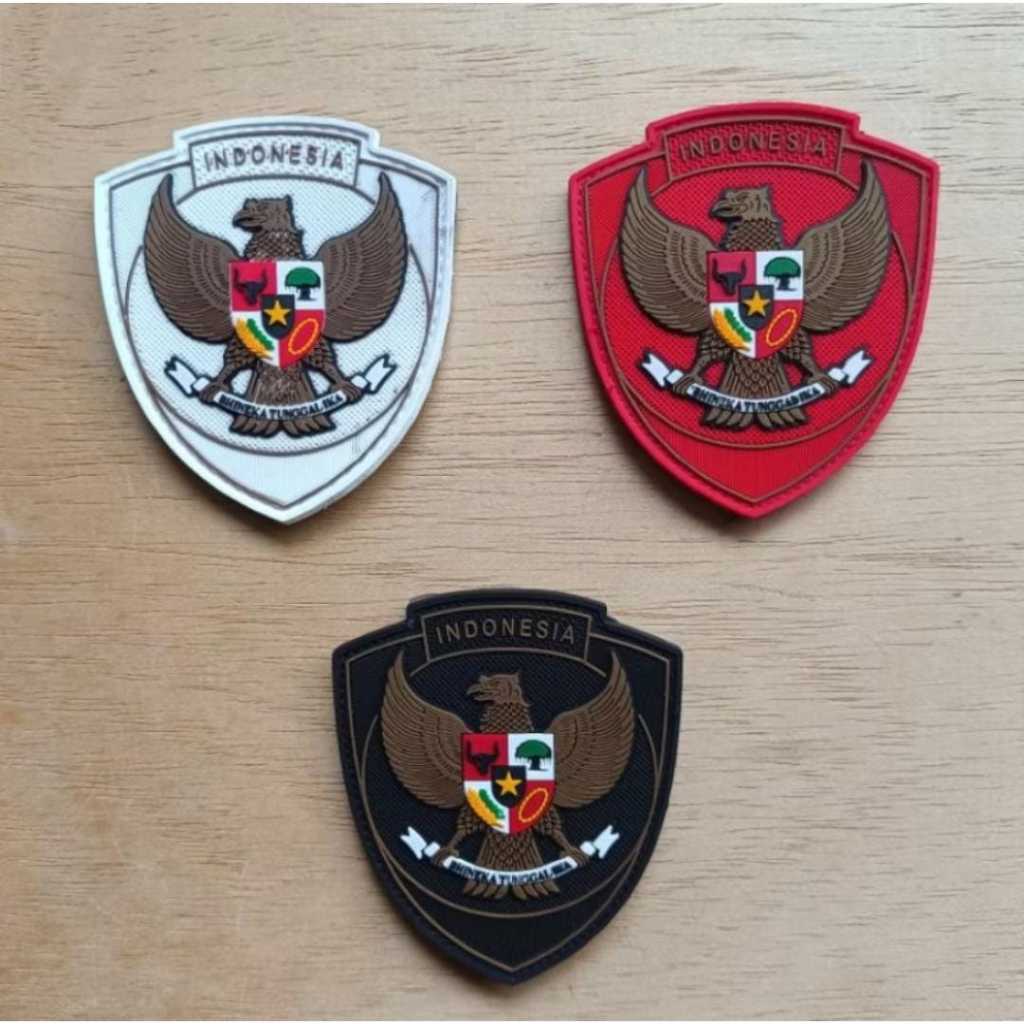 Jual Patch Rubber Logo Garuda Timnas Indonesia Tempelan Emblem ...