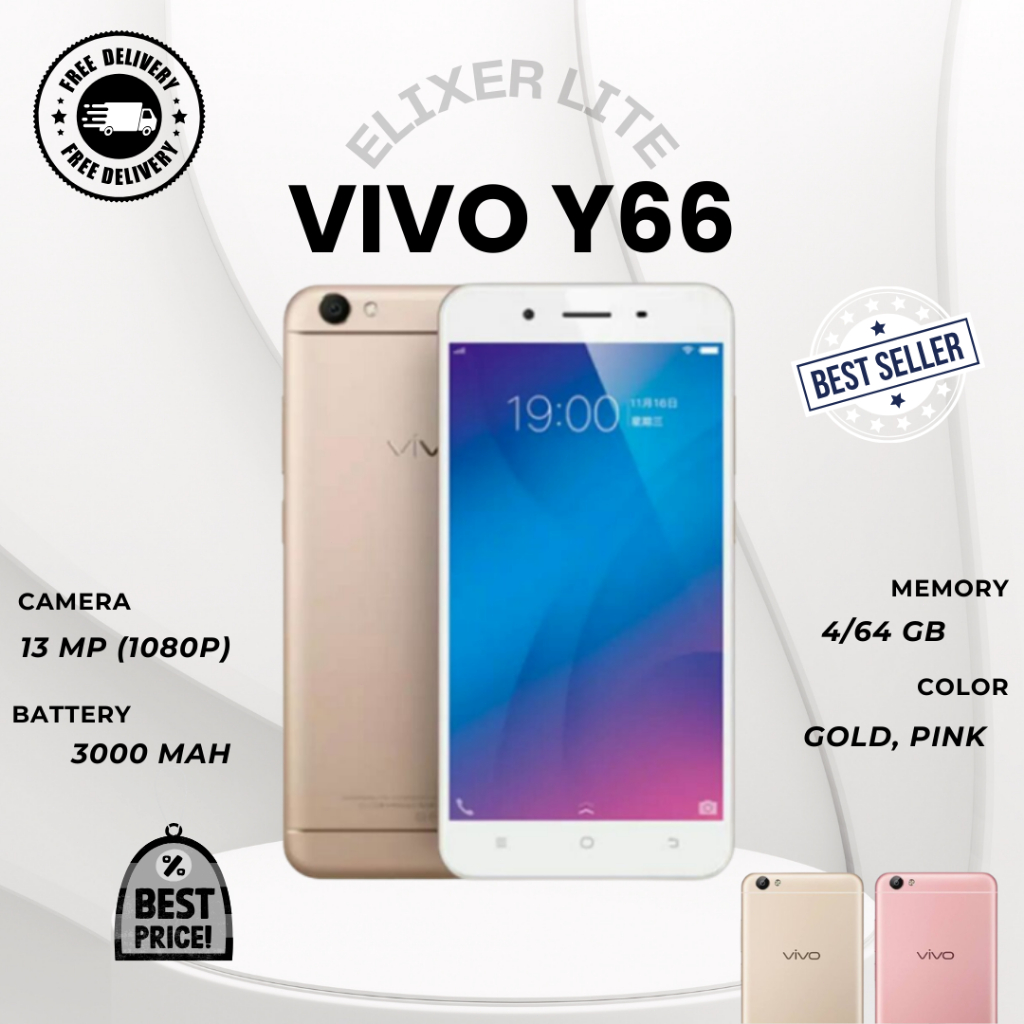 Jual Vivo Y66 Ram 4 64 Gb Fullset Garansi 1 Tahun Shopee Indonesia