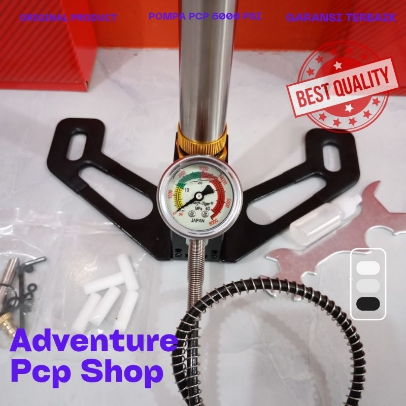Jual ZA. Pompa PCP Adventure 6000 PSI Filter Kecil Pompa PCP Kaki Lipat ...