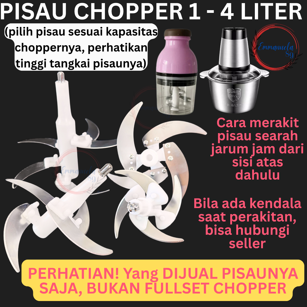 Jual Pisau Blade Blender Meat Grinder Penggiling Daging 1 2 3 dan 4 ...
