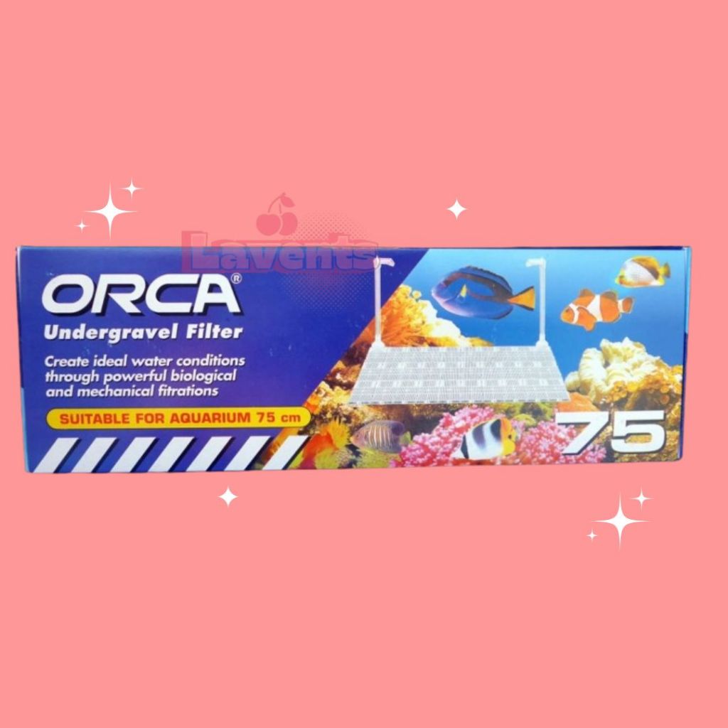 Jual Media Filter Orca Undergravel Filter 75 | Shopee Indonesia