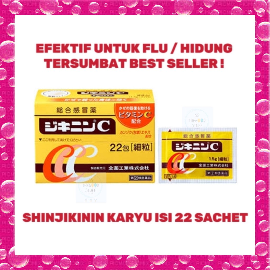 Jual Shinjikinin Karyu Obat Flu Shin Jikinin C Isi 22 Sachet Original ...