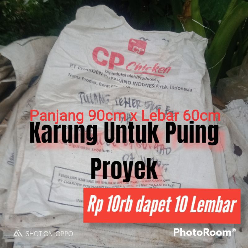 Jual Karung Bekas Per 10 Biji Serat Tebal Cocok Untuk Buang Puing ...