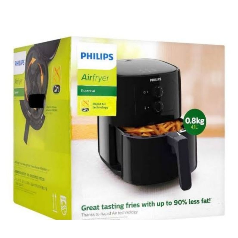 Jual PHILIPS PREMIUM AIR FRYER HD9200/91 / HD 9200/91 [4,1 LITER] (GARANSI RESMI) | Shopee Indonesia