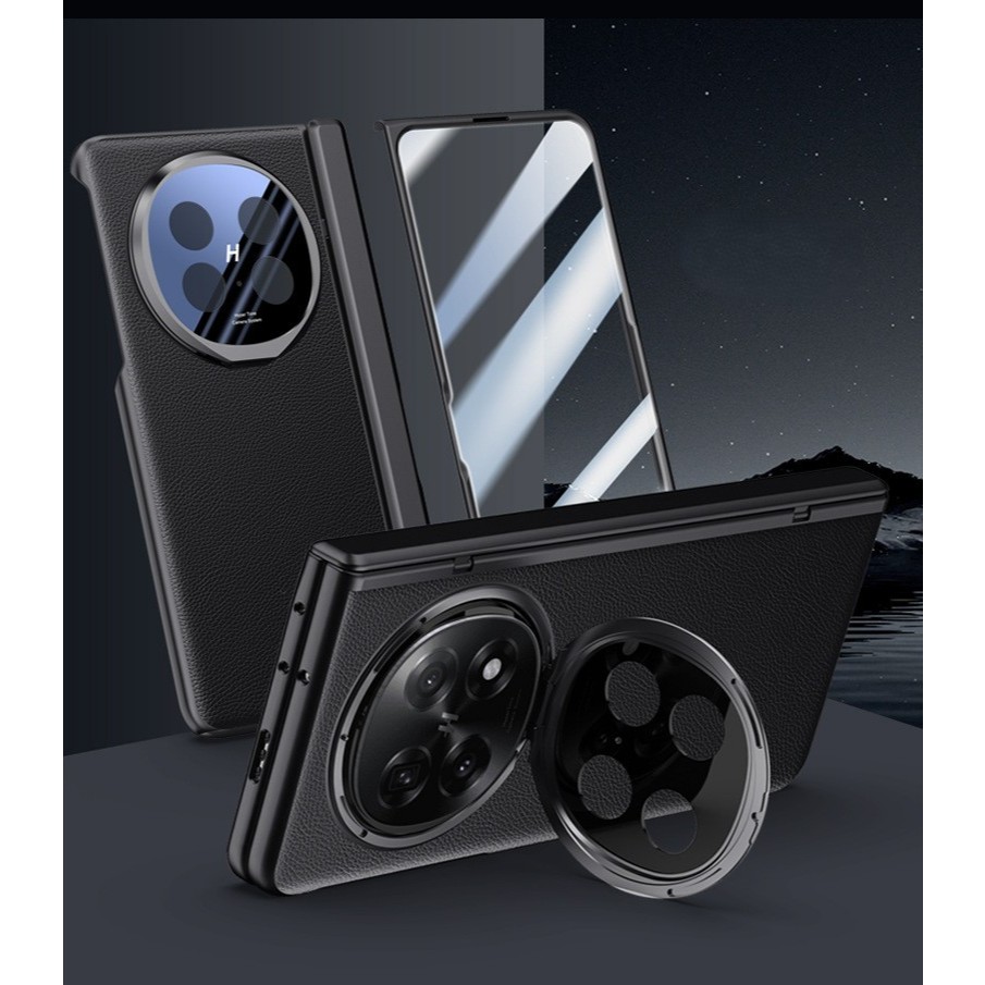 Jual Case OPPO Find N5 | N3 Fold Premium Grain Leather Stand Holder ...