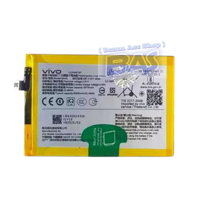 Jual Baterai Vivo Y28 ( BA45 ) | Shopee Indonesia