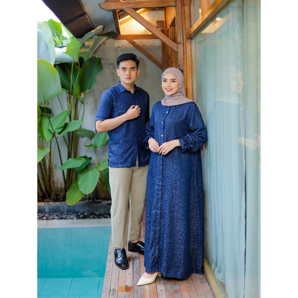 Jual HOT SALE ANJALI COUPLE SET KELUARGA MUSLIM MOTIF CORAL SARIMBIT ...