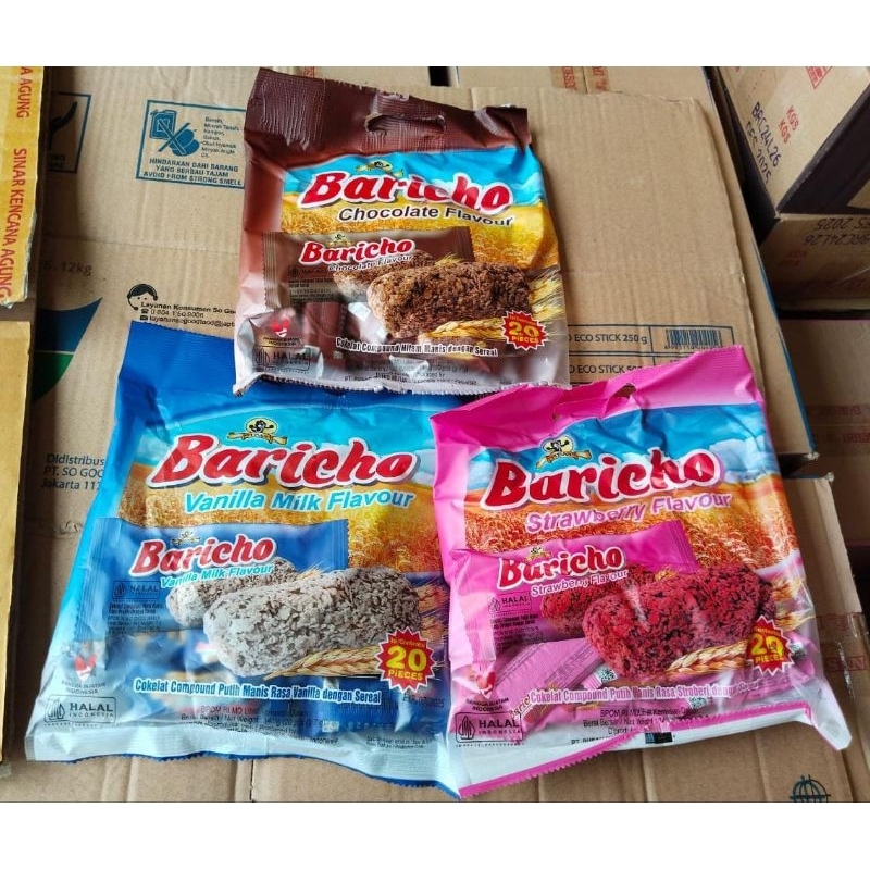 Jual BARICHO OAT SNACK COKLAT/VANILLA/STRAWBERRY | Shopee Indonesia