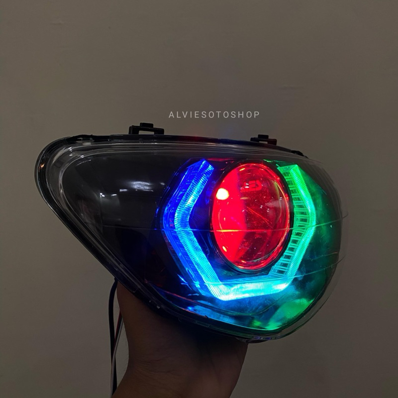 Jual Biled Mio sporty Shourd Akrilik Crystal Rgb Biled Aes Turbo V2 ...