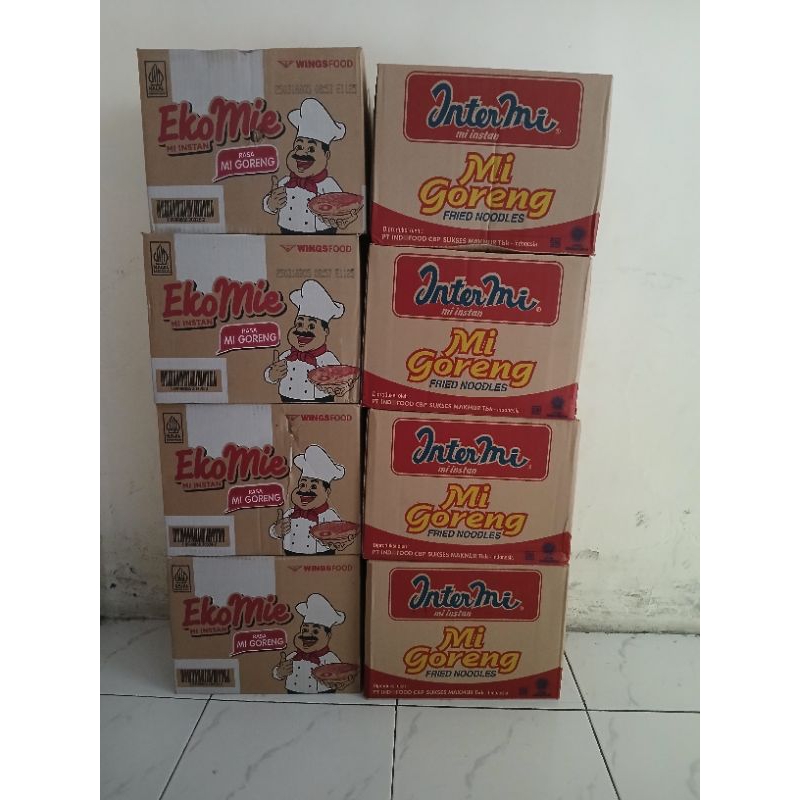 Jual Intermi dan Ekomie goreng 1 dus isi 40 pcs | Shopee Indonesia
