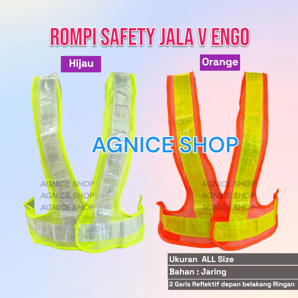 Jual Rompi V Guard Jaring Safety Vest Scotlite PVC Rompi Proyek ENGO ...